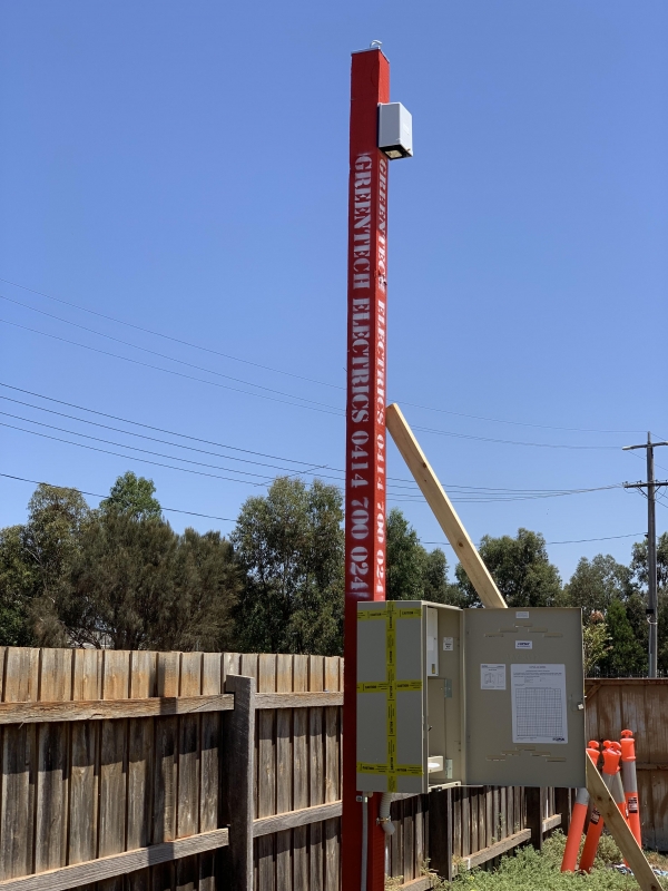 Reliable Temporary Power Pole Melbourne - Greentech Electrics